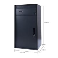 China Wall Mount Lock Box Outdoor or Freestanding Home, Office, Commercial Mailbox Parcel Box for sale