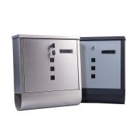 China High Quality Wall Mount Lockable Modern Outdoor Galvanized Metal Mailbox Letterbox for sale