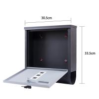 China Outdoor Wall Mounted Letterbox High Quality Residential Mailbox for sale