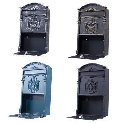 China Waterproof Letterbox Decorative Outdoor Security Wall Mounted Aluminum Mailbox for sale