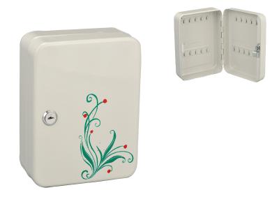 China 8 Inch High Portability 20 position Wall mounted Solid Steel Key Cabinet Storage Safes With 2 Keys for sale