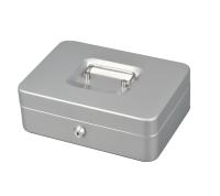 China Customized Antitheft Metal Cash Box Euro Money Safe With Removable Coin Tray for sale
