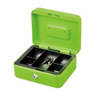 China Coin Money Storage Safe Metal Cash Box Holder Suitcase With Lock Key Plate Handle for sale