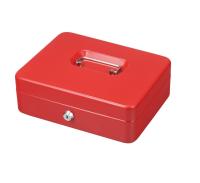 China Lockable Coin Money Storage Safe Security Box Holder Suitcase With Lock Key 8 Compartments for sale