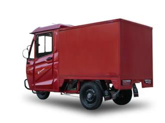 China Transport Closed Carriage Cab Electric Tricycle Motor60V1200W Battery 60V100AH for sale