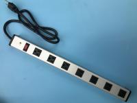 China UL Certificated 7 US Outlet Power Bar With Switch Aluminium Alloy Shell for sale