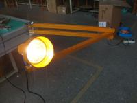 China 60-Inch Heavy Duty LED Loading Dock Light with 660W Capacity and Double Strut Arm for Industrial Use for sale
