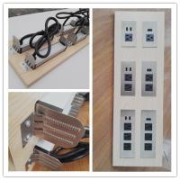 China Multifunctional Furniture Power Outlet with 125V 15A AC Sockets and 5V 2.4A USB Ports for Desktop Installation for sale