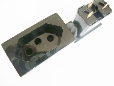 China Switzerland 250VAC 10A 3 Prong Electrical Plug and Wall Socket for sale