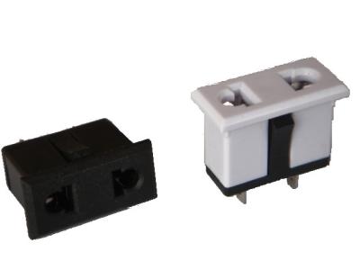 China Brazil 2-Pin Electric Power Socket Wall Outlet 220V 10A Standard Grounding 33.4×16.5mm for sale