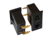 China Brazil 2 Pin Electric Power Socket Wall Outlet 220VAC 10A PA66-V0 for sale