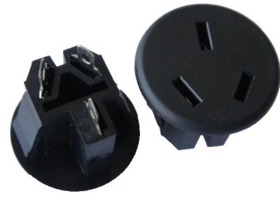 China Round Australian AC Electric Power Socket 250V 10A with RCM Certification - Ф34mm Wall Outlet for Office and Home Use for sale