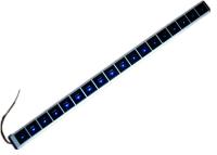 China 18-Port Slim Power Strip with USB Charger | 5V 2.1A Output | ETL Certified Aluminum Housing for sale