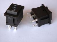 China Waterproof 6-Pin Momentary On-Off-On Rocker Switch 24A 125V AC 12mm UL cUL TUV Certified for sale