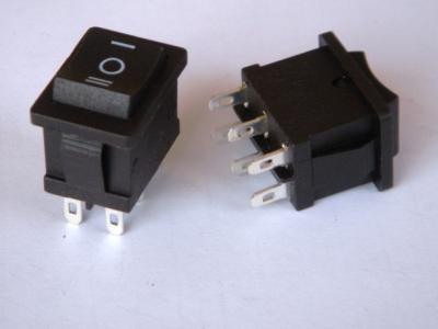 China Waterproof 6-Pin Momentary On-Off-On Rocker Switch 24A 125V AC 12mm UL cUL TUV Certified for sale