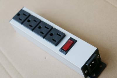 China Industrial PDU Power Distribution Unit 15A 125V with 4-16 NEMA Outlets in Aluminum Housing for sale
