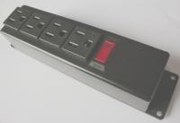 China Metal Black PDU Power Distribution Unit 15A 125V with 6-16 Outlets and Lifetime Warranty for sale