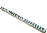 China Italy 18 Way Industrial European Power Strip 2500W 16A Heavy Duty Surge Protection Aluminum for sale