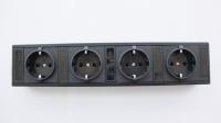 China German 4 Outlets European Power Strip Bar 16A 250V with IEC 320 C13 Connector for sale