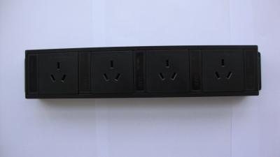 China Australia 4 Jack Low Profile Power Bar , IEC320 C13 AC PDU Power Distribution Unit for sale