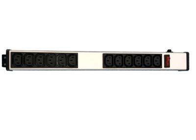 China 12 Way IEC C13 PDU Power Bar 2400W 10A 16A Switch Control Heavy Duty Power Strip for sale