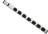 China UL Approved 7 Outlet Aluminum PDU Power Strip 15A 125V for Rack Mount Cabinet for sale