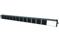 China Multifunction Network Intelligent PDU 12 Outlet IEC320 15A 125V Power Distribution Unit for sale