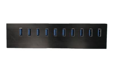 China 10 Port USB Charging Power Strip Hub with 5V Input and 15A Capacity for Office Device Charging for sale