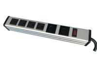 China 5-Outlet Desktop Power Bar with Dual USB Ports 125V 15A for Office and Home Use for sale
