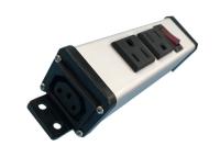 China 2 Way Outlets AC PDU Power Distribution Unit Mountable For Workbench UL Approved for sale