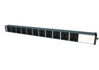 China 11 Outlet Universal Power Strip PDU with 3250W 13A Capacity and IEC320 Adapter for Global Use for sale