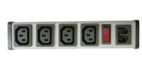 China 4 Outlet 15 Amp PDU Power Distribution Unit with 2400W Capacity and UL/C-UL/IEC Certification for sale