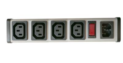 China 4 Outlet 15 Amp PDU Power Distribution Unit with 2400W Capacity and UL/C-UL/IEC Certification for sale
