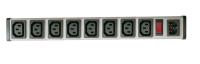 China UL C-UL Listed 8 Outlet 15A Aluminum Alloy PDU Power Strip with Circuit Breaker for sale
