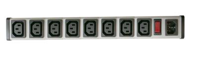 China UL C-UL Listed 8 Outlet 15A Aluminum Alloy PDU Power Strip with Circuit Breaker for sale