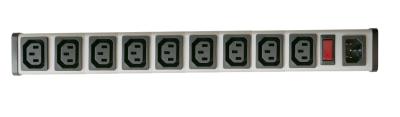 China UL C-UL list IEC 9Way  15a overload protector Outlets Power Strip , PDU Power Distribution Unit for sale