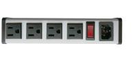 China Hardwired 4 Outlet Smart PDU Power Strip 15A 1875VA with 5-14