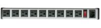 China Rack Mount Indoor PDU 15A Hardwired Power Strip 9 Outlet Aluminum Housing 5-14 inch for sale