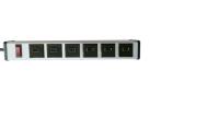 China Desktop Smart 6 Port USB Charging Power Strip with Aluminum Alloy Housing - 5V 2.1A Output, ETL Certified for sale