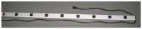 China 7-Outlet Aluminum Power Strip with 1824 Joule Surge Protection, 15A Circuit Breaker, 3-25ft Cord Options for sale