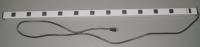 China 11-Outlet Aluminum Alloy Surge Protector Power Strip with 1824 Joules Protection and 15A Circuit Breaker for sale
