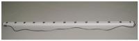 China 12 Outlet Industrial Power Strip with 1824-Joule Surge Protection, 15A Circuit Breaker, and 72-inch Metal Housing for sale