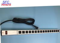 China 16-Outlet Industrial Power Strip with 1824J Surge Protection and 15A Circuit Breaker for Workbenches and Computers for sale