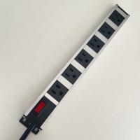 China Aluminum 6 Outlet Power Strip with Surge Protection ETL 15A 125V for Network Lab for sale