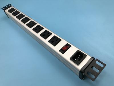 China Custom 8 Way Aluminum Power Strip with 15A 125V Extension Cord Smart PDU for sale