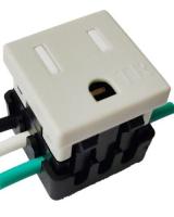 China UL C-UL Approved Tamper Resistant 125V 15A American Plug Socket - 27x27mm PA66-V0 Material for sale