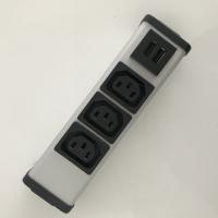 China 3 IEC C13 Outlet Electrical Extension Socket with Dual USB Ports - 10A-15A, 125V-250V Desktop Power Bar for sale