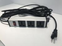 China 3 Outlet PDU Power Distribution Unit 125V 15A Aluminum Universal for sale