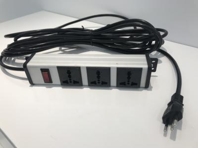 China 3 Outlet PDU Power Distribution Unit 125V 15A Aluminum Universal for sale