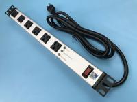China 6 Outlet Surge Protector Power Strip - 15A 1800W with 1824 Joules Protection - Mountable Aluminum Housing for sale